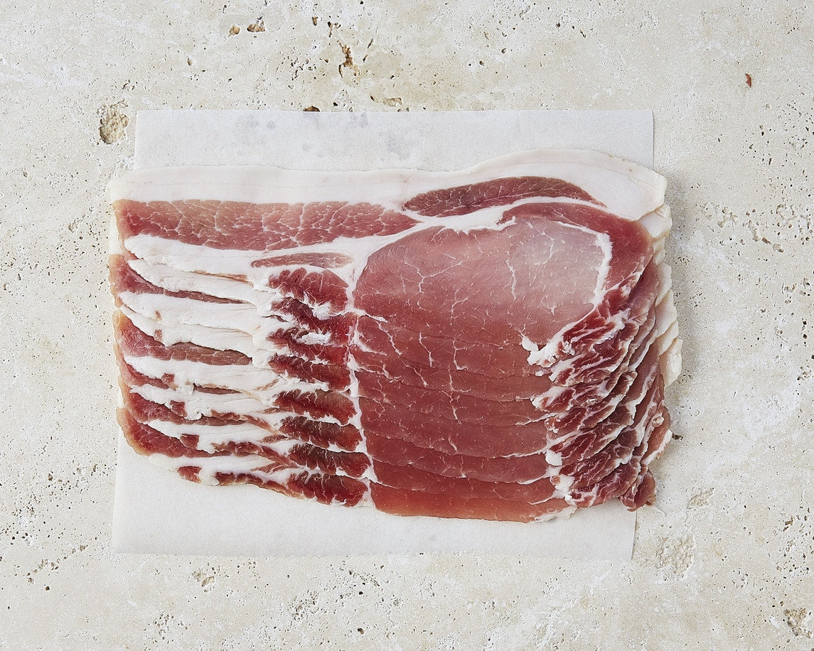 Nitrate Free Organic Smoked Back Bacon – The Green Butcher